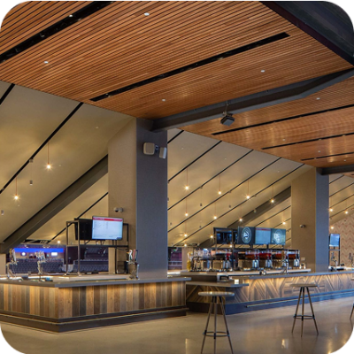 Hanging & Suspended Wood Ceilings - 9Wood