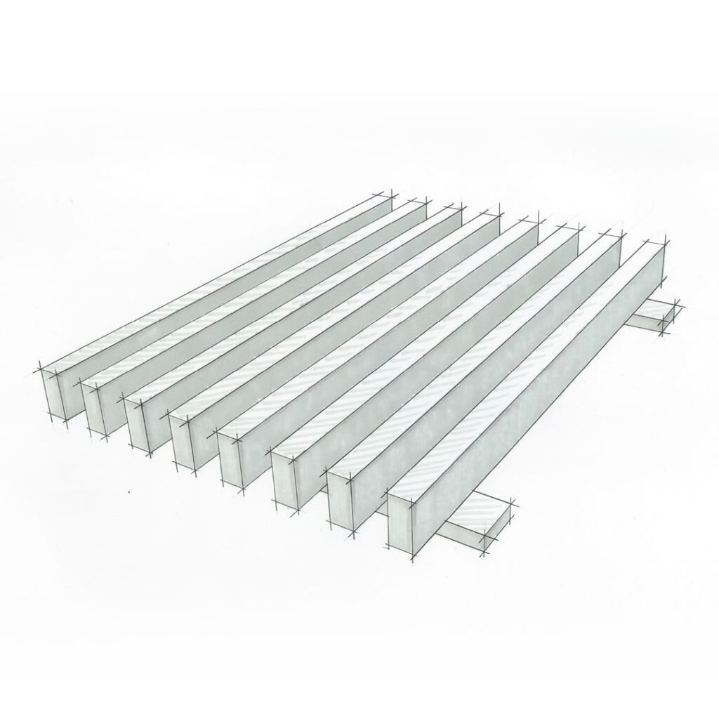 1100 Cross Piece Grille - Real Wood Veneer - 9Wood