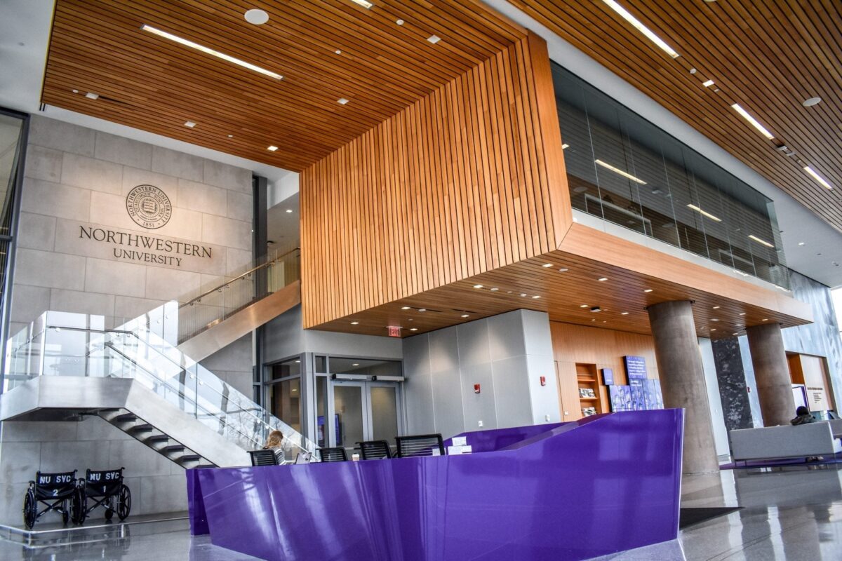 Northwestern University - Segal Visitor Center - 9Wood