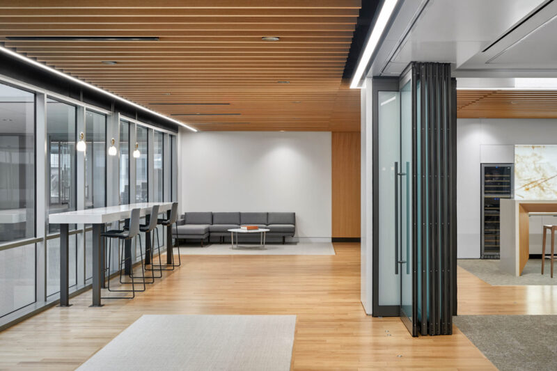 1500 Wood Baffle Ceiling Systems - 9Wood